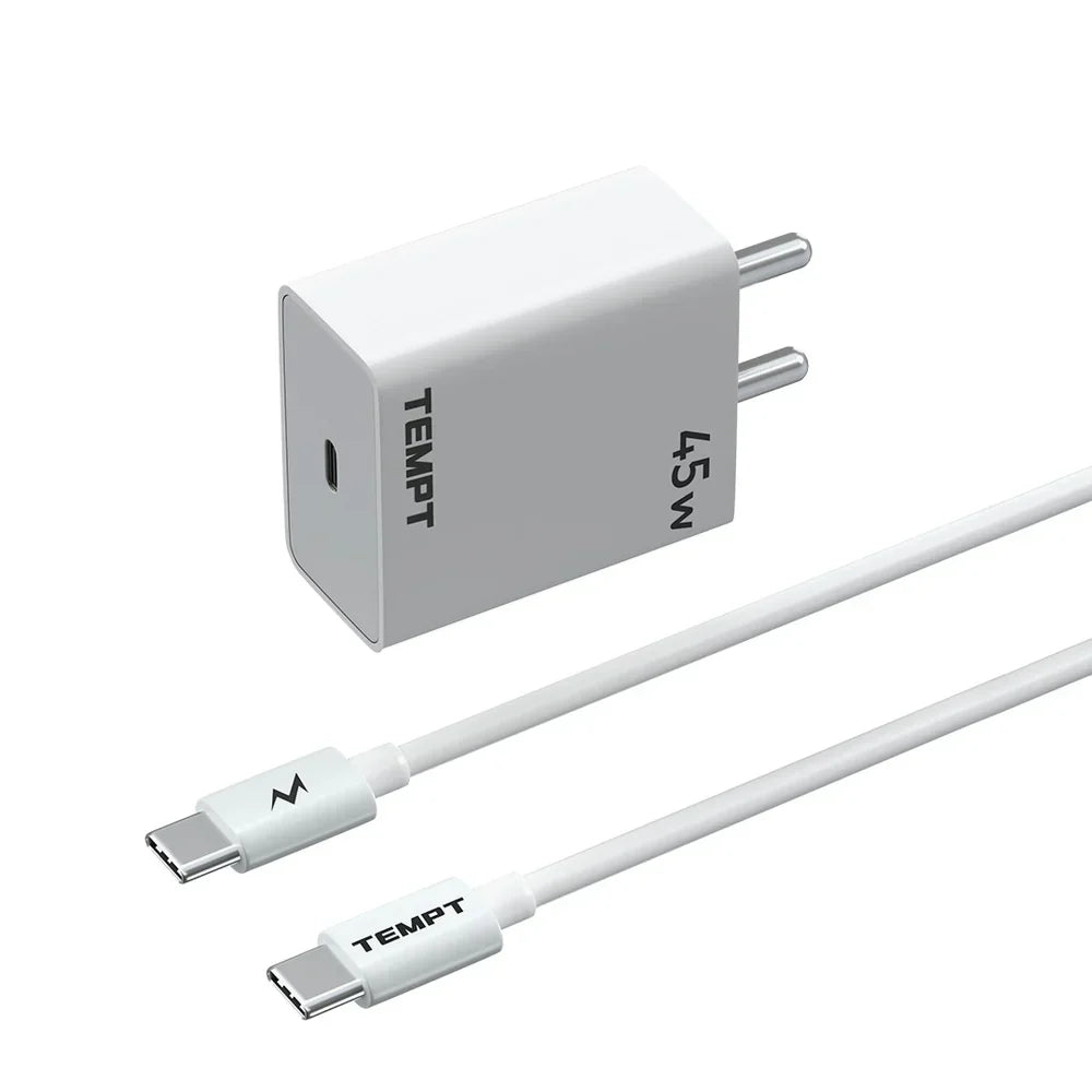 BOLT 45W PD+PPS Adapter – Best Charger for Samsung Device – Temptindia