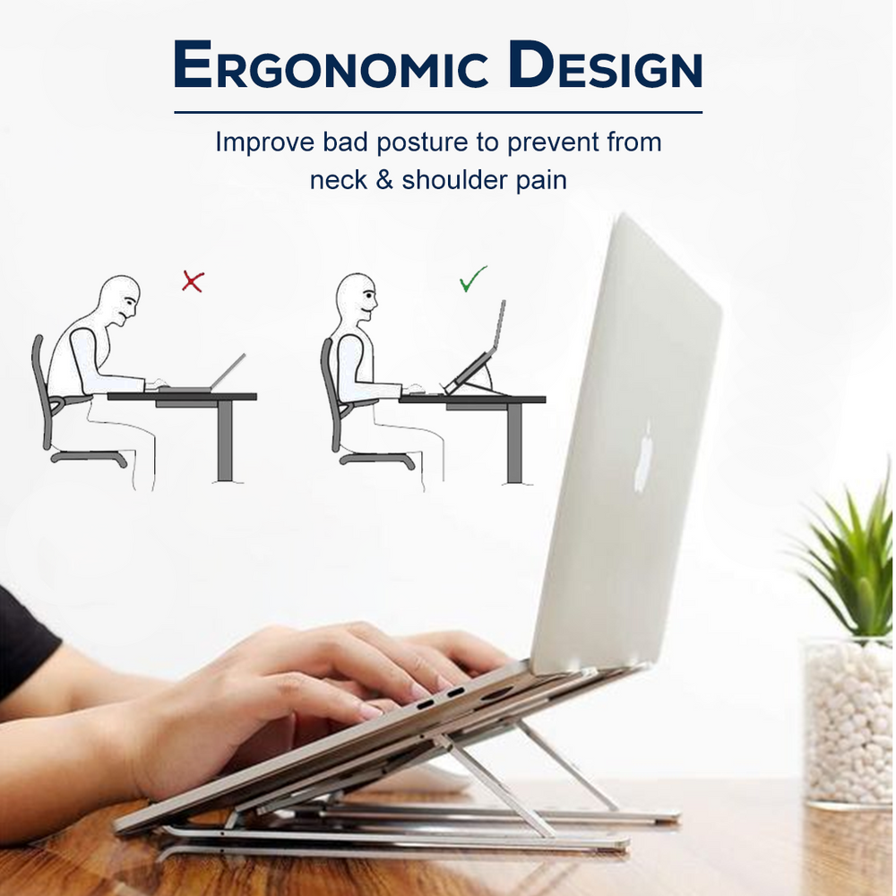 Tempt Elevate Laptop Stand Portable & Adjustable Laptop Stand – Temptindia